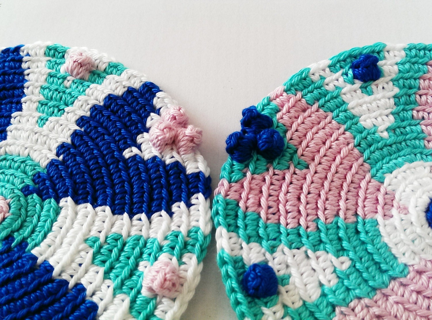 Tapestry Crochet Pattern Coaster Snowdrops by Atelier Sopra - Etsy