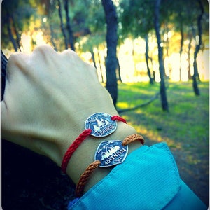 Sterling Silver "adventure" Bracelet - Handmade Hiker's Bracelet - Let ...
