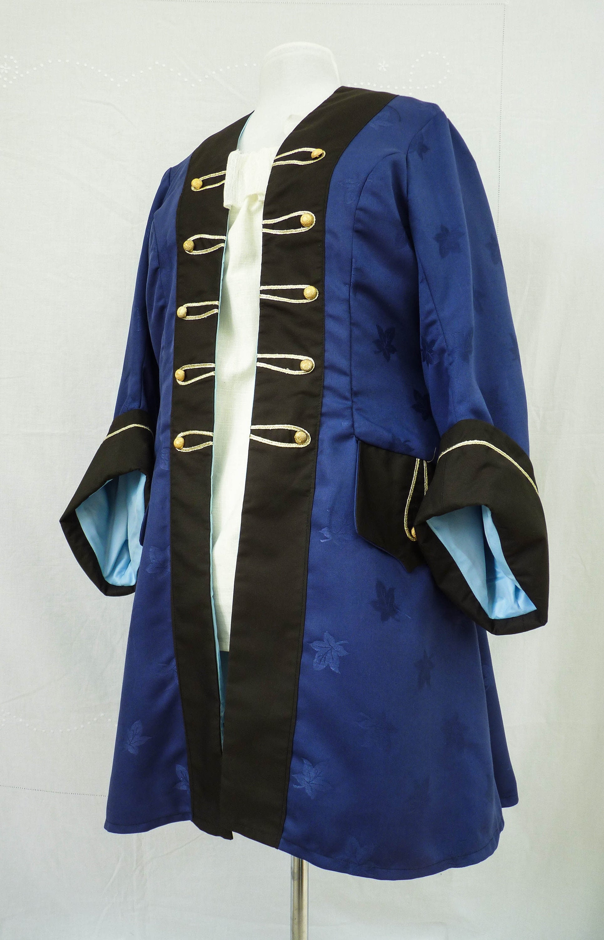 Blue Pirate Frock Coat