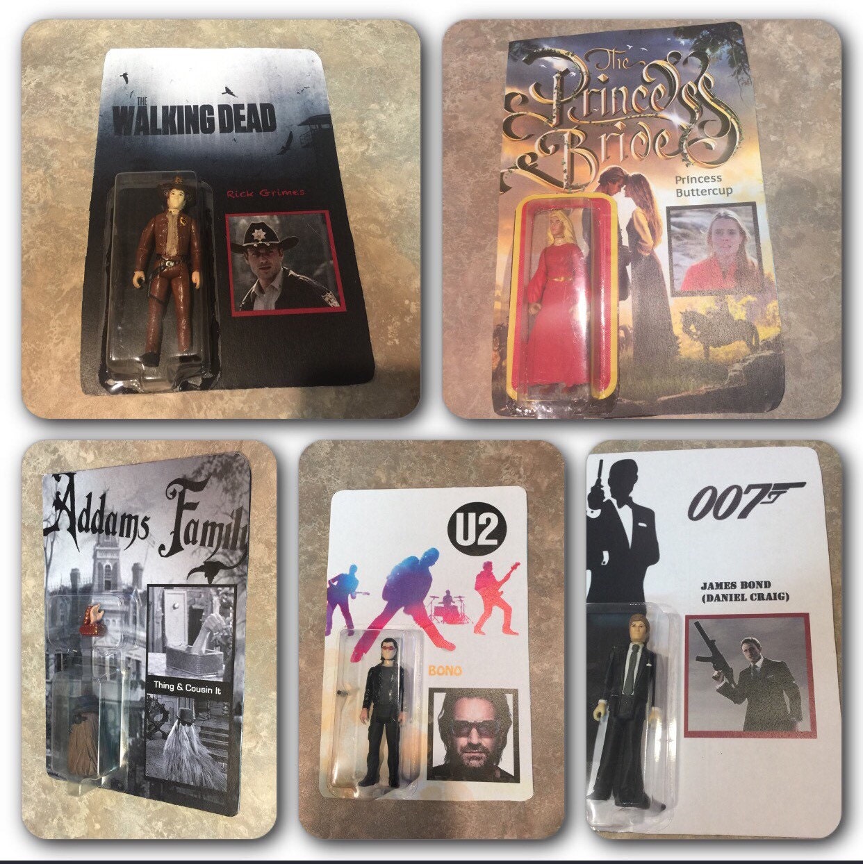 Made-to-order Personalized Unique Retro 4" Action Figure on Custom Card ...