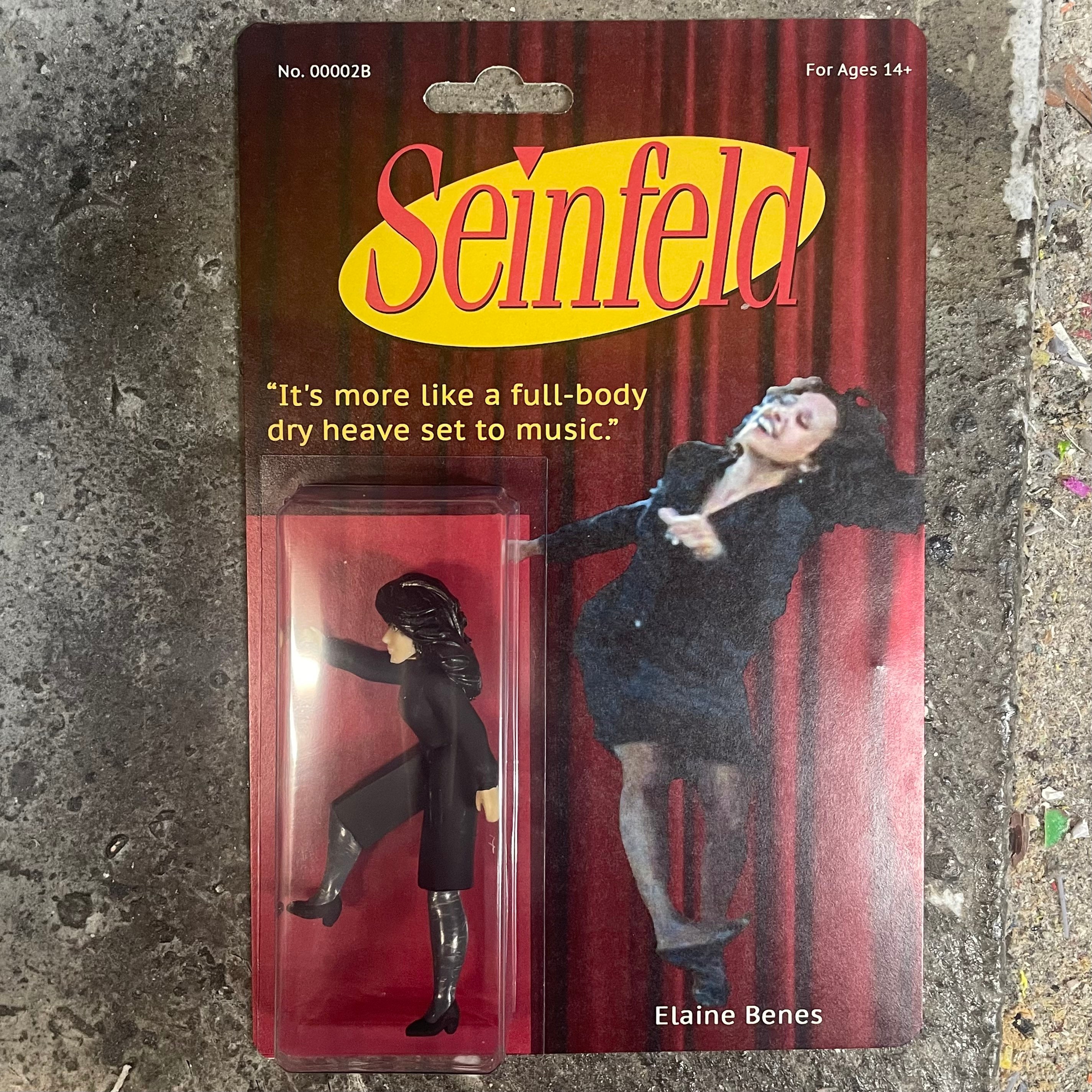 Custom Carded Vintage/retro Dancing Elaine Benes From Seinfeld 3.75 ...