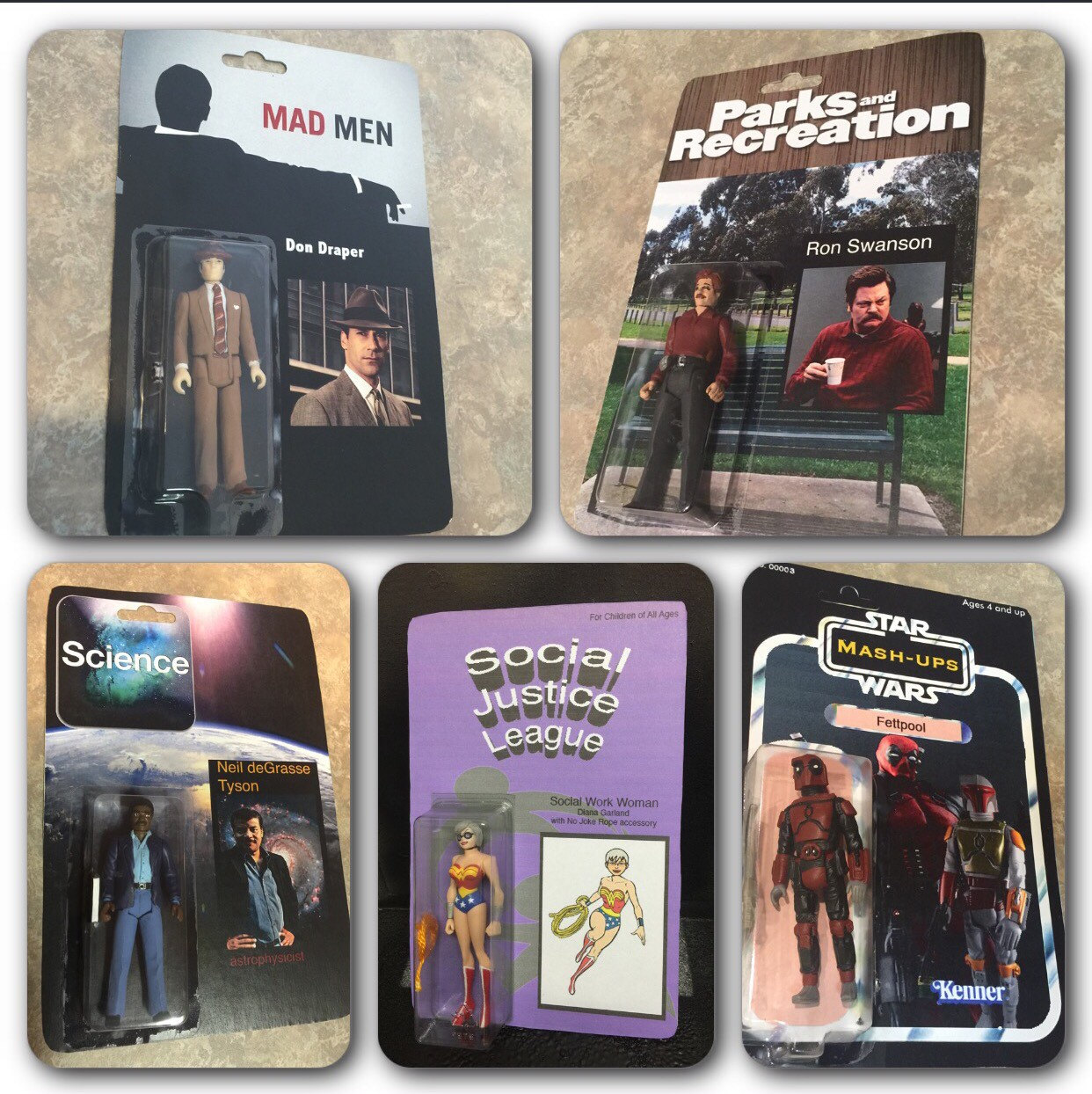 Made-to-order Personalized Unique Retro 4" Action Figure on Custom Card ...