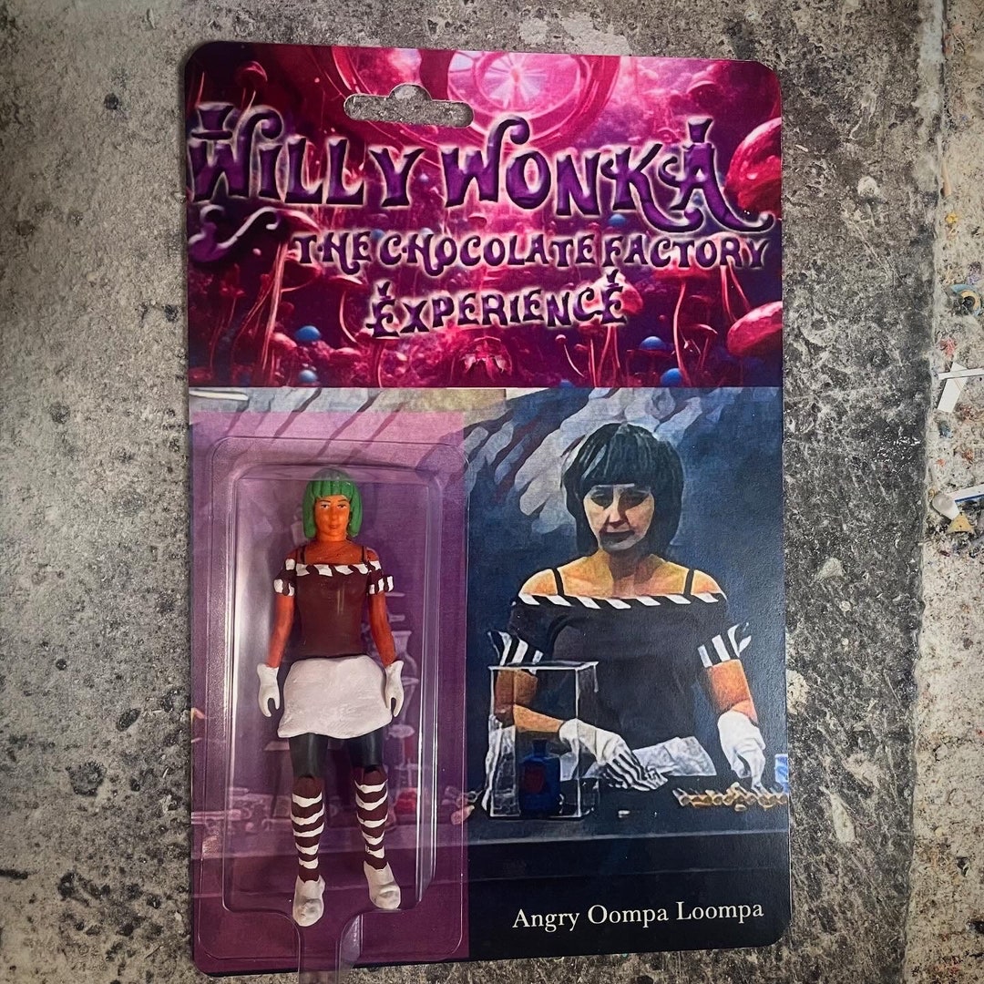 Custom Carded Vintage/retro Angry Oompa Loompa Wonka Experience 3.75 ...