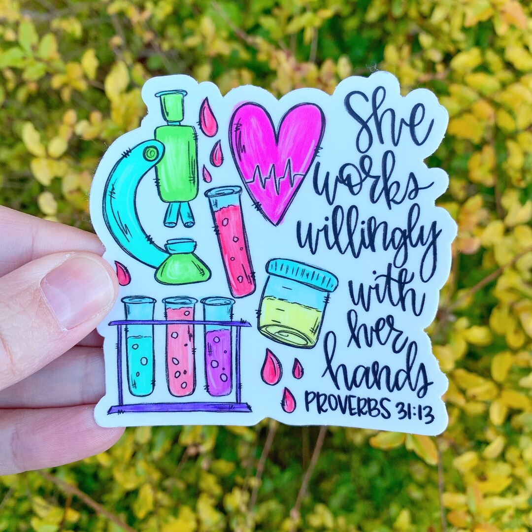 Medical Lab Tech Sticker | Laptop Sticker | Sticker Collector | Vinyl ...