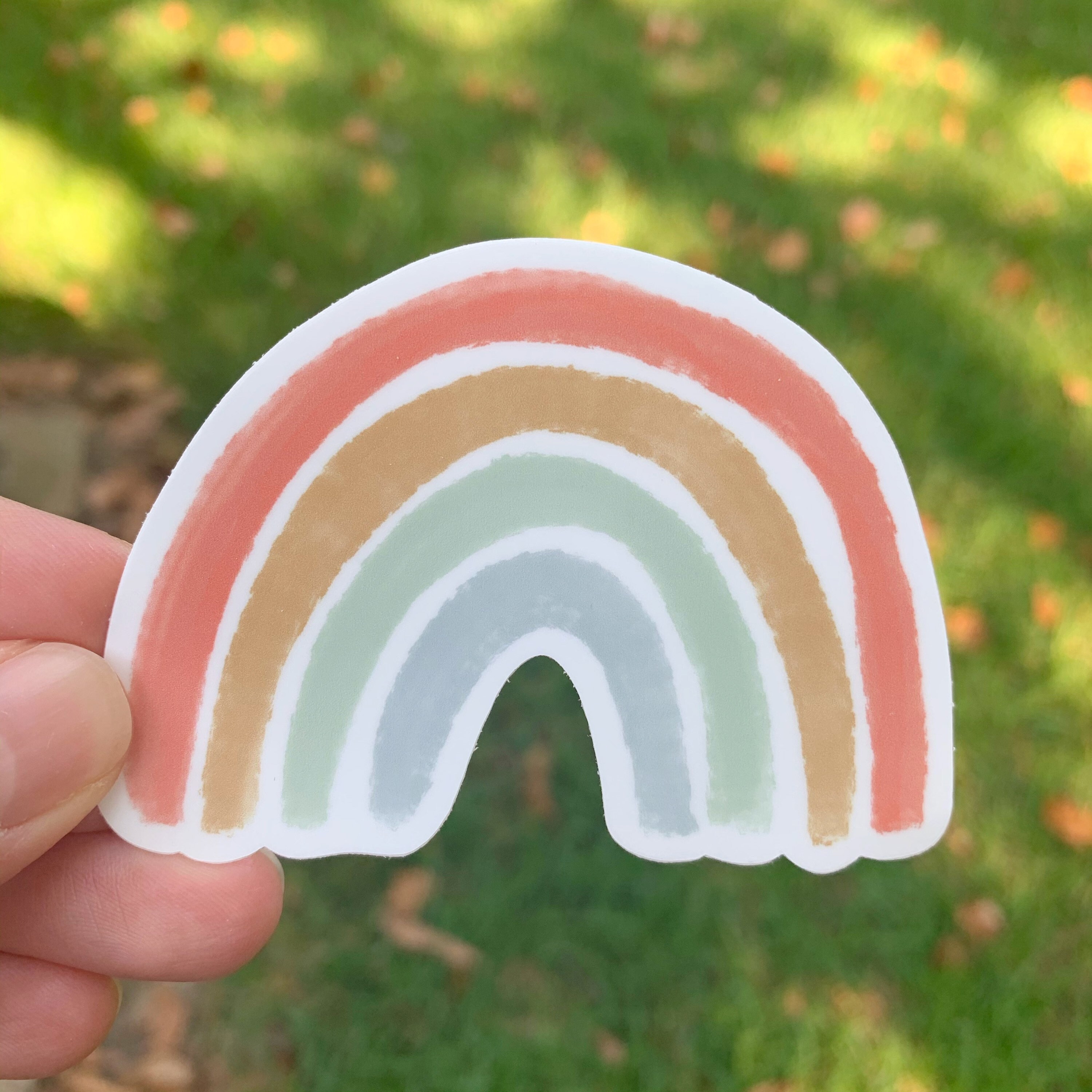 Rainbow Sticker Laptop Sticker Vinyl Sticker Decal | Etsy