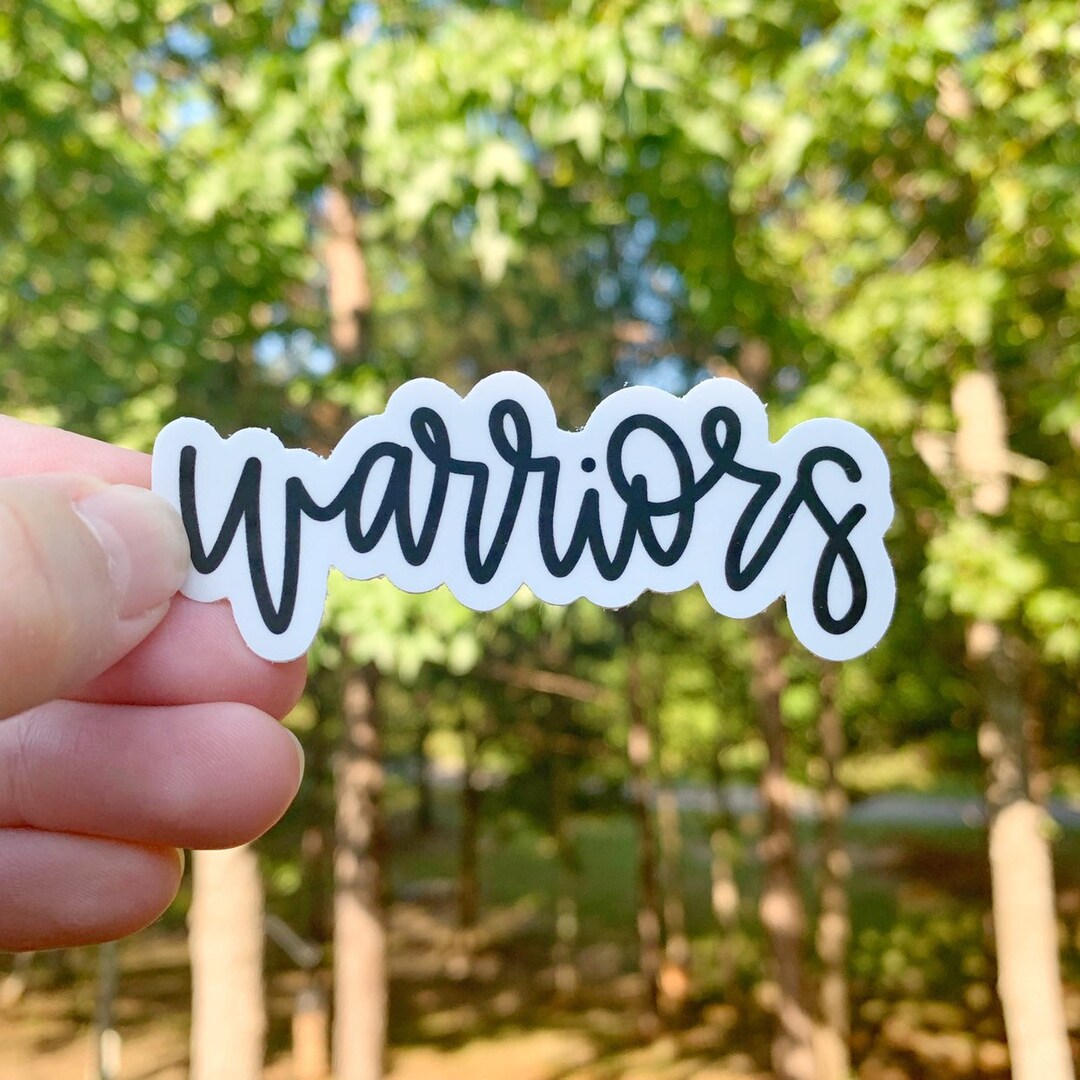 Warriors Sticker | Mascot | Laptop Sticker | Sticker Collector | Vinyl ...
