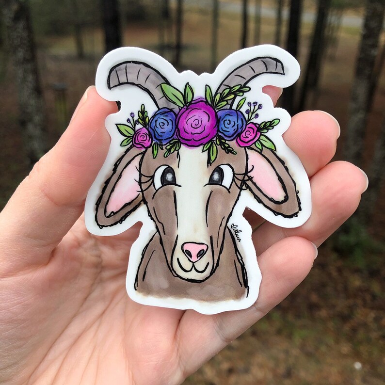 Goat Sticker Laptop Sticker Sticker Collector Vinyl - Etsy