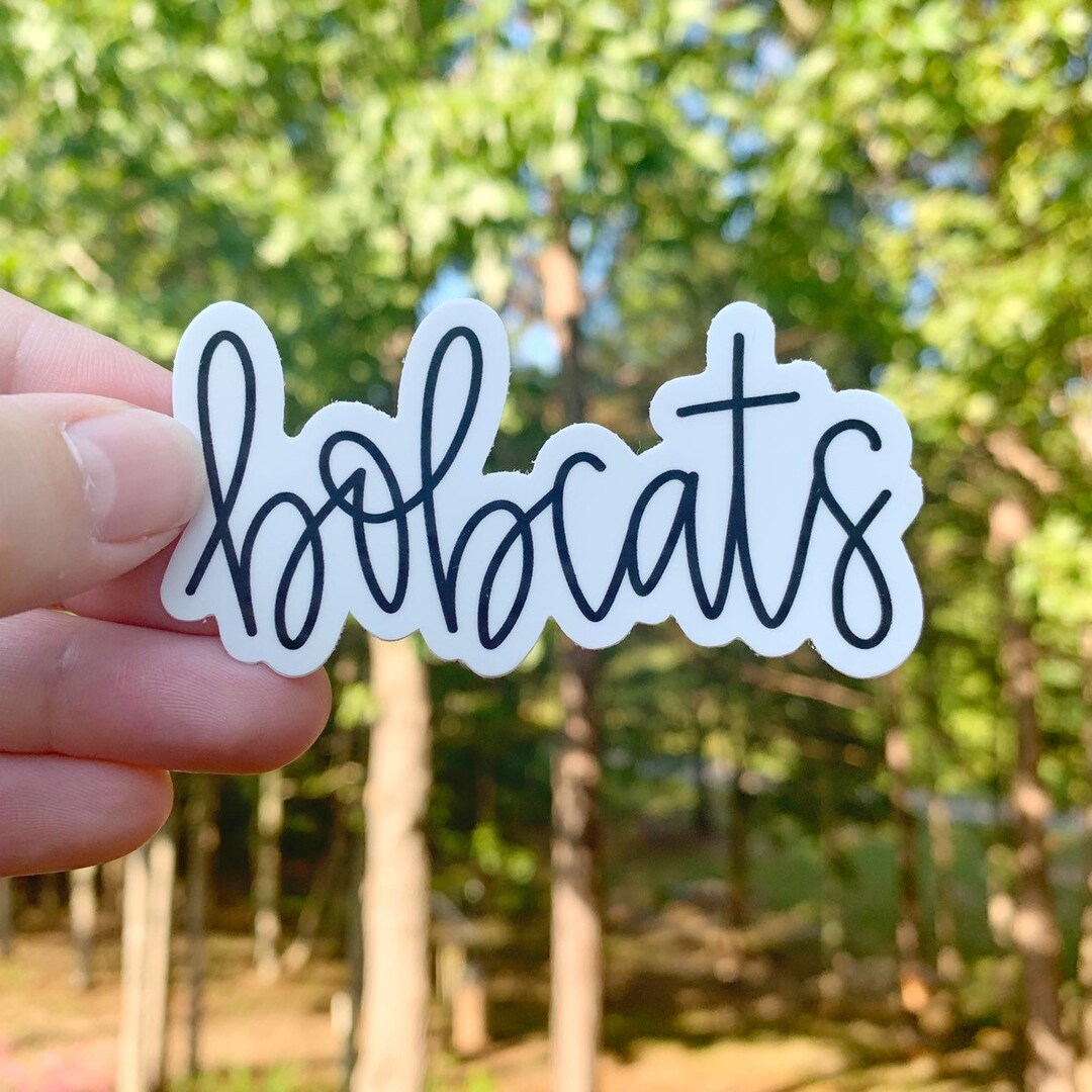 Bobcats Sticker | Mascot | Laptop Sticker | Sticker Collector | Vinyl ...