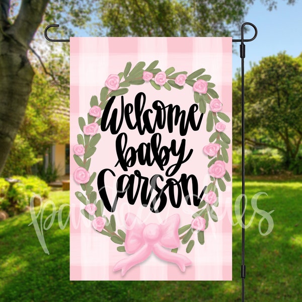 Personalized Welcome Baby Girl - Etsy