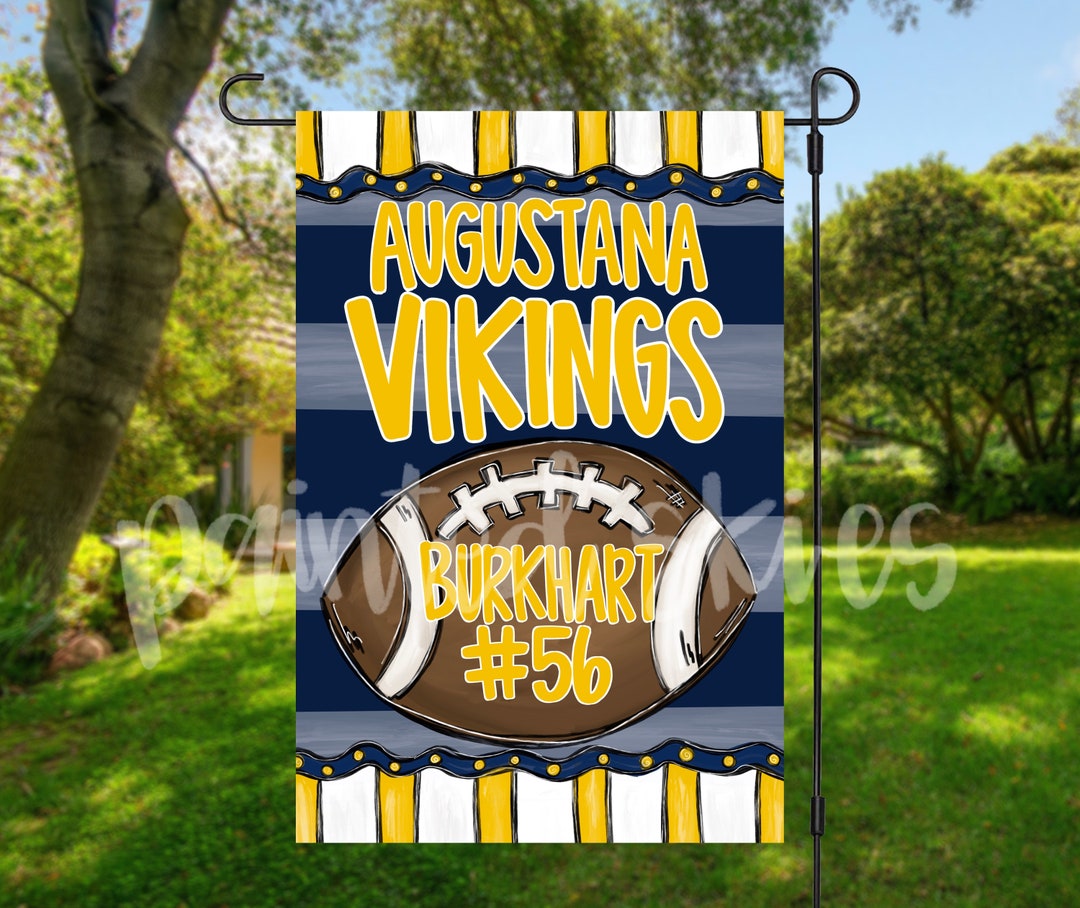 Custom Team Football Garden Flag | Fall Yard Decor | Flag ...