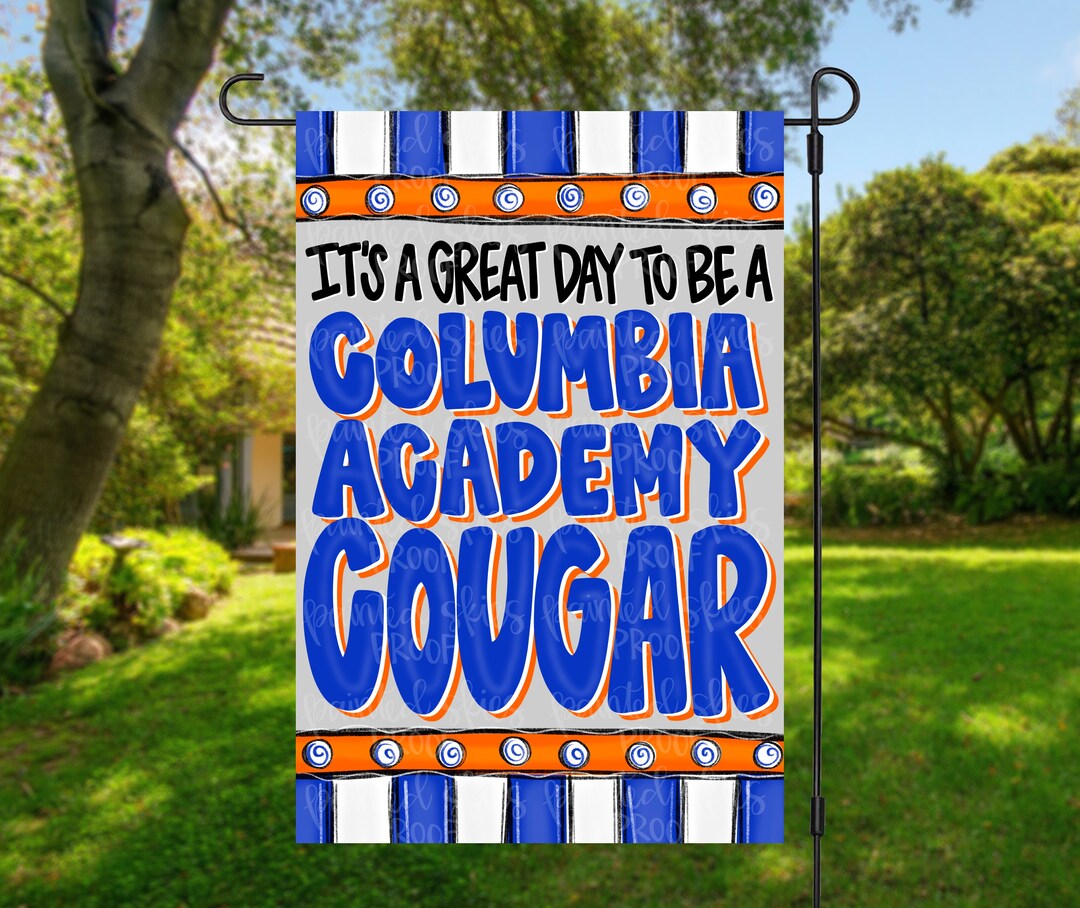 Custom School Spirit Mascot Garden Flag | Team Yard Decor | Flag ...