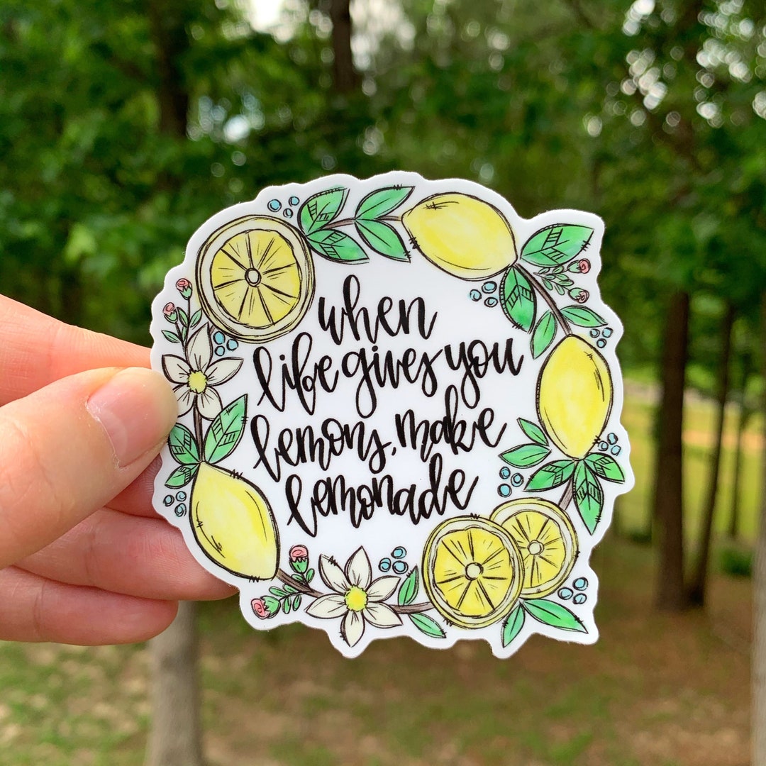 Lemon Sticker | Laptop Sticker | Sticker Collector | Vinyl Sticker ...