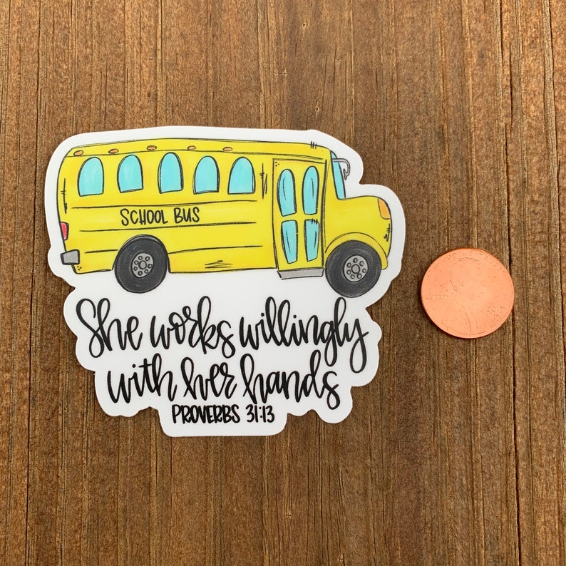 Bus Driver Sticker Laptop Sticker Bus Sticker Vinyl | Etsy