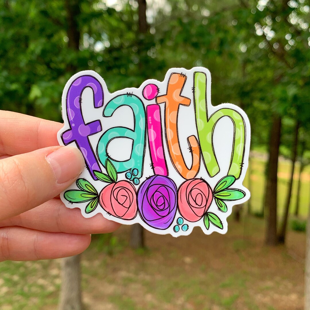 Faith Bible Sticker | Laptop Sticker | Sticker Collector | Vinyl ...