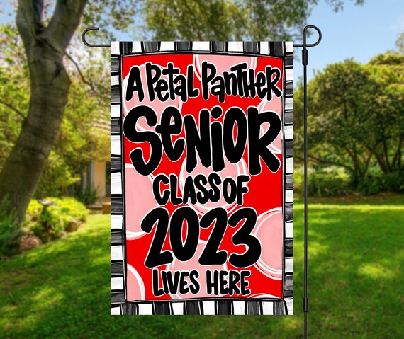 Custom Senior Yard Flag Senior Yard Sign Personalized - Etsy