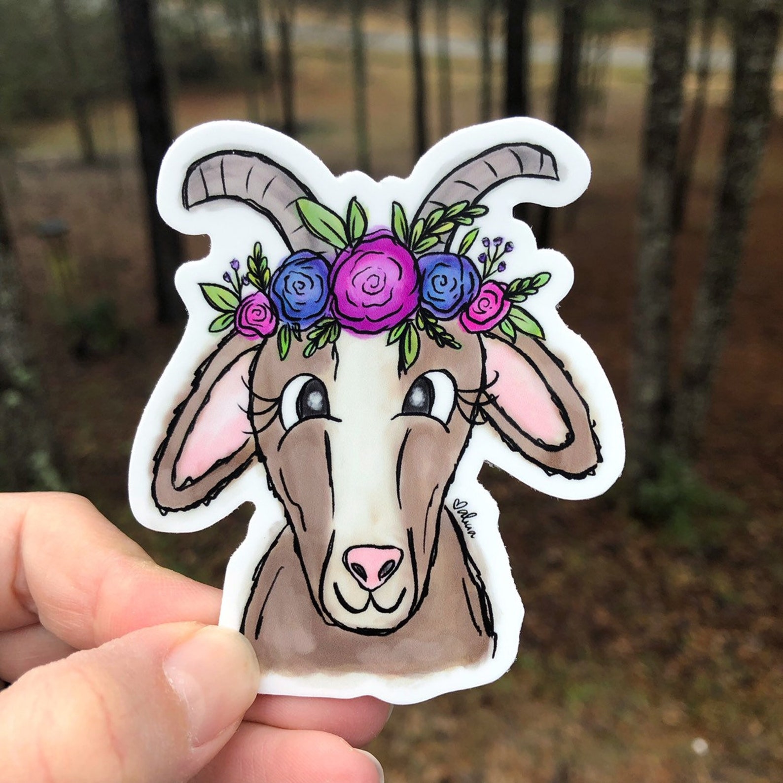 Goat Sticker Laptop Sticker Sticker Collector Vinyl | Etsy