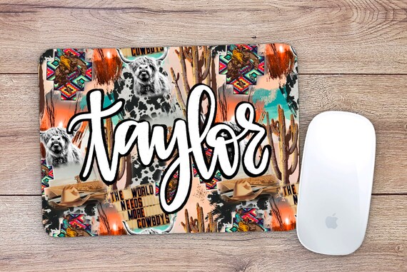 Personalized Mouse Pad Office Decor Desk Accessories - Etsy