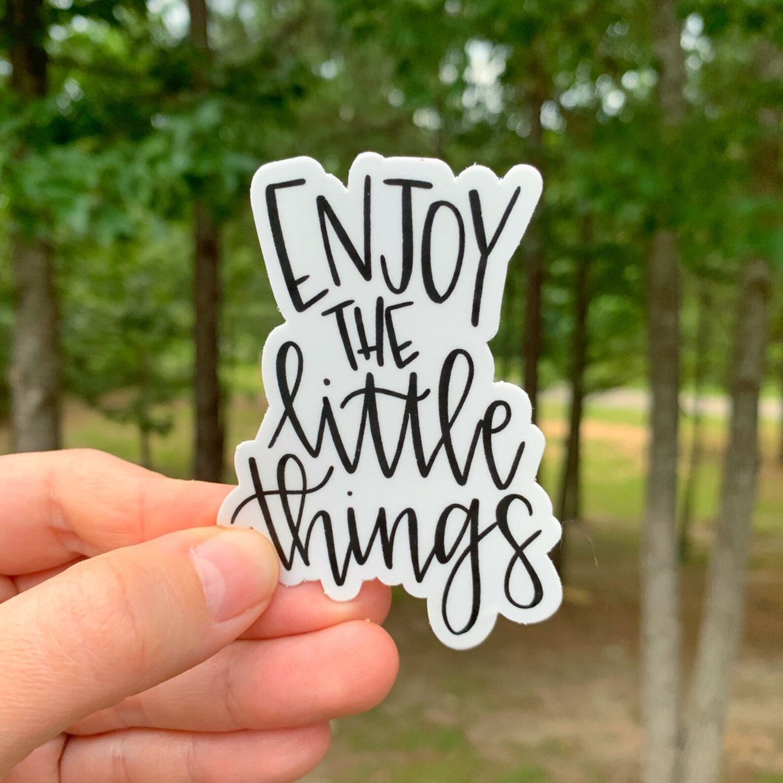 Enjoy the Little Things Sticker Laptop Sticker Sticker | Etsy