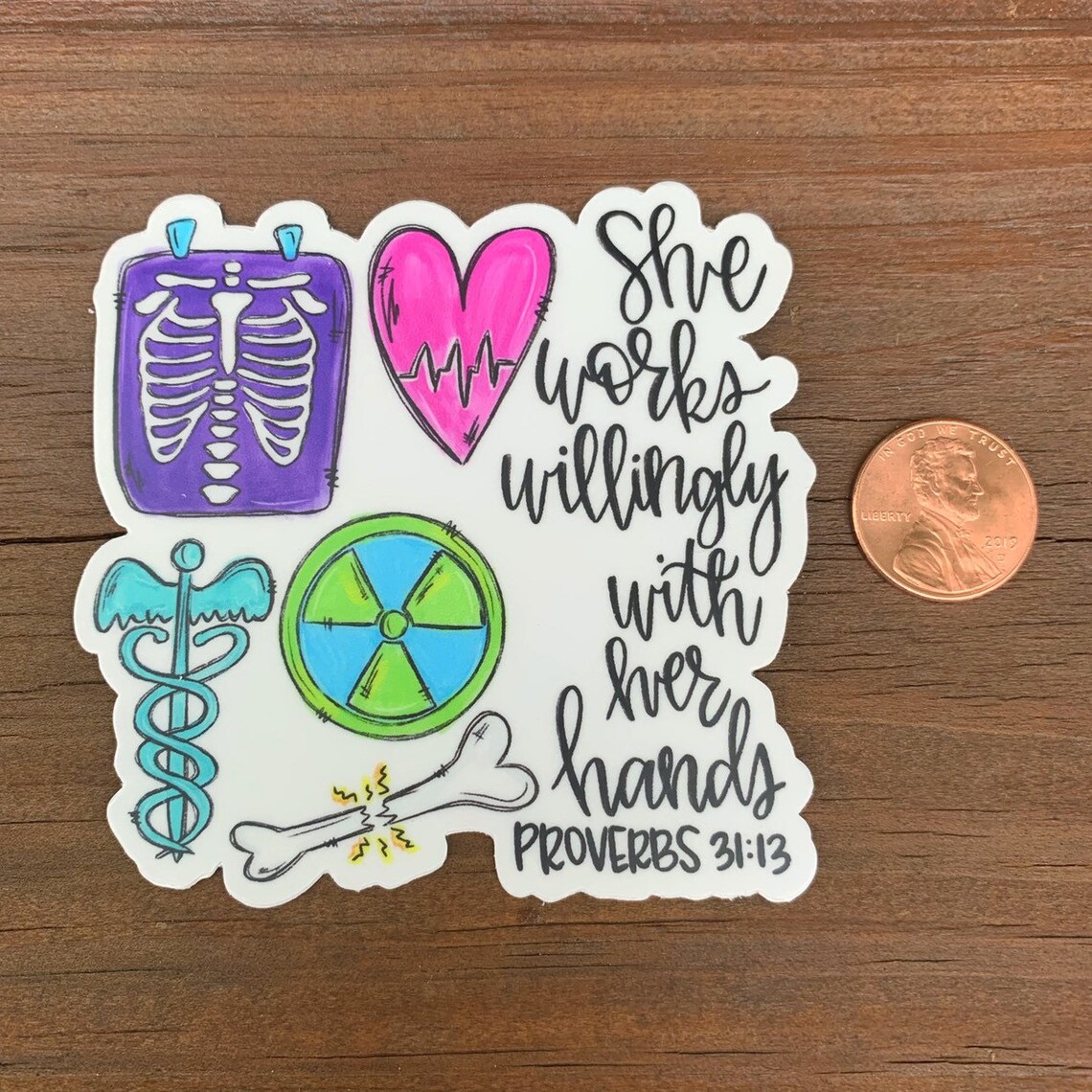 X-ray Tech Sticker Radiologic Technologist Laptop Sticker | Etsy