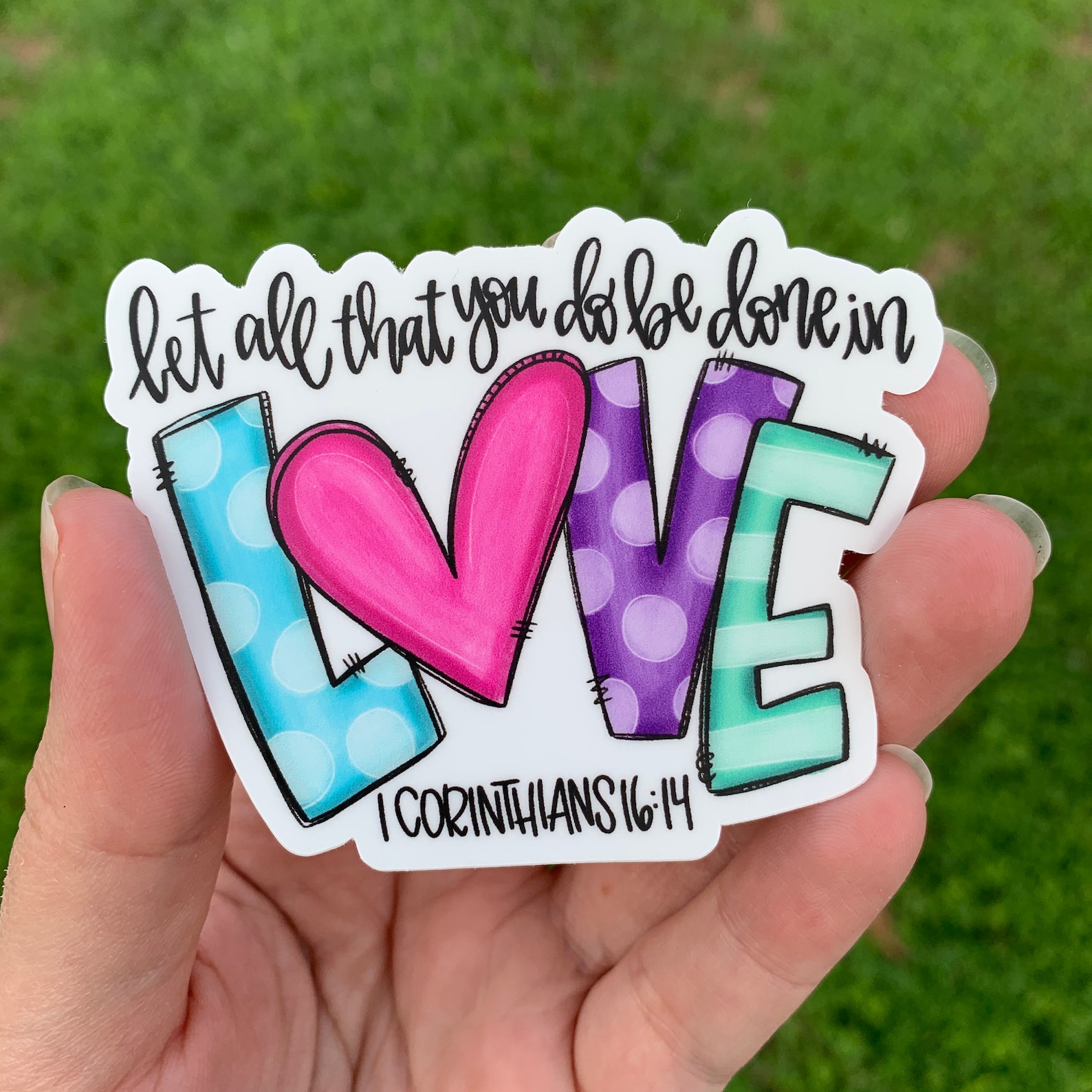 Love Corinthians Sticker Laptop Sticker Sticker Collector | Etsy