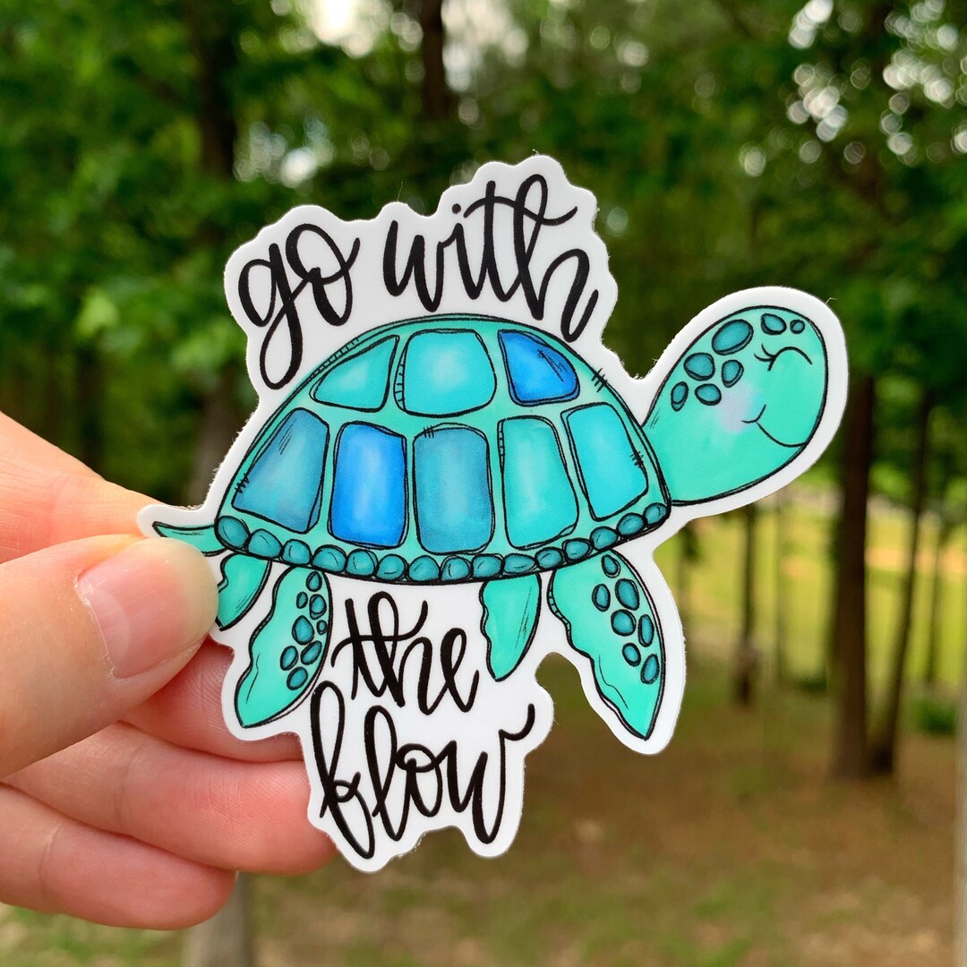 Sea Turtle Sticker | Laptop Sticker | Sticker Collector | Vinyl Sticker ...