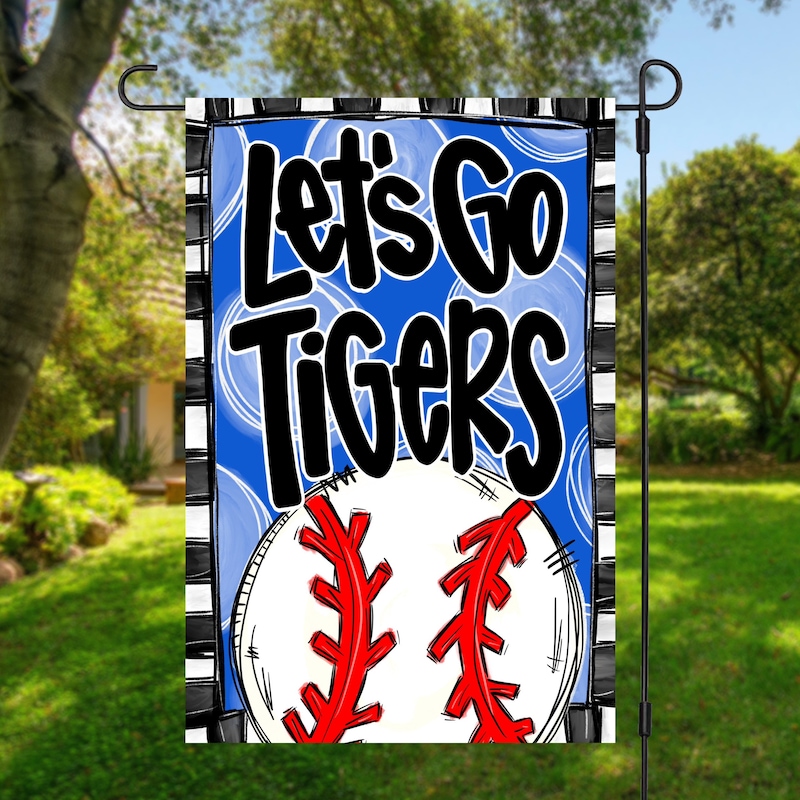 Baseball Garden Flag - Etsy