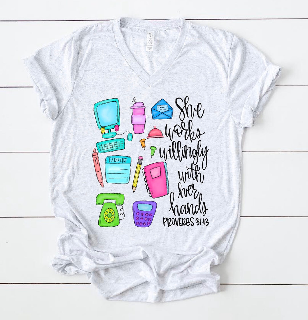 Receptionist T-shirt | Gift for a Receptionist | Cute Secretary Shirt ...