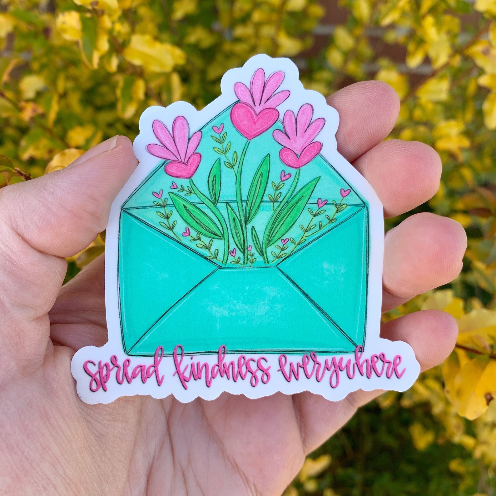 Spread Kindness Everywhere Sticker Laptop Sticker Vinyl - Etsy