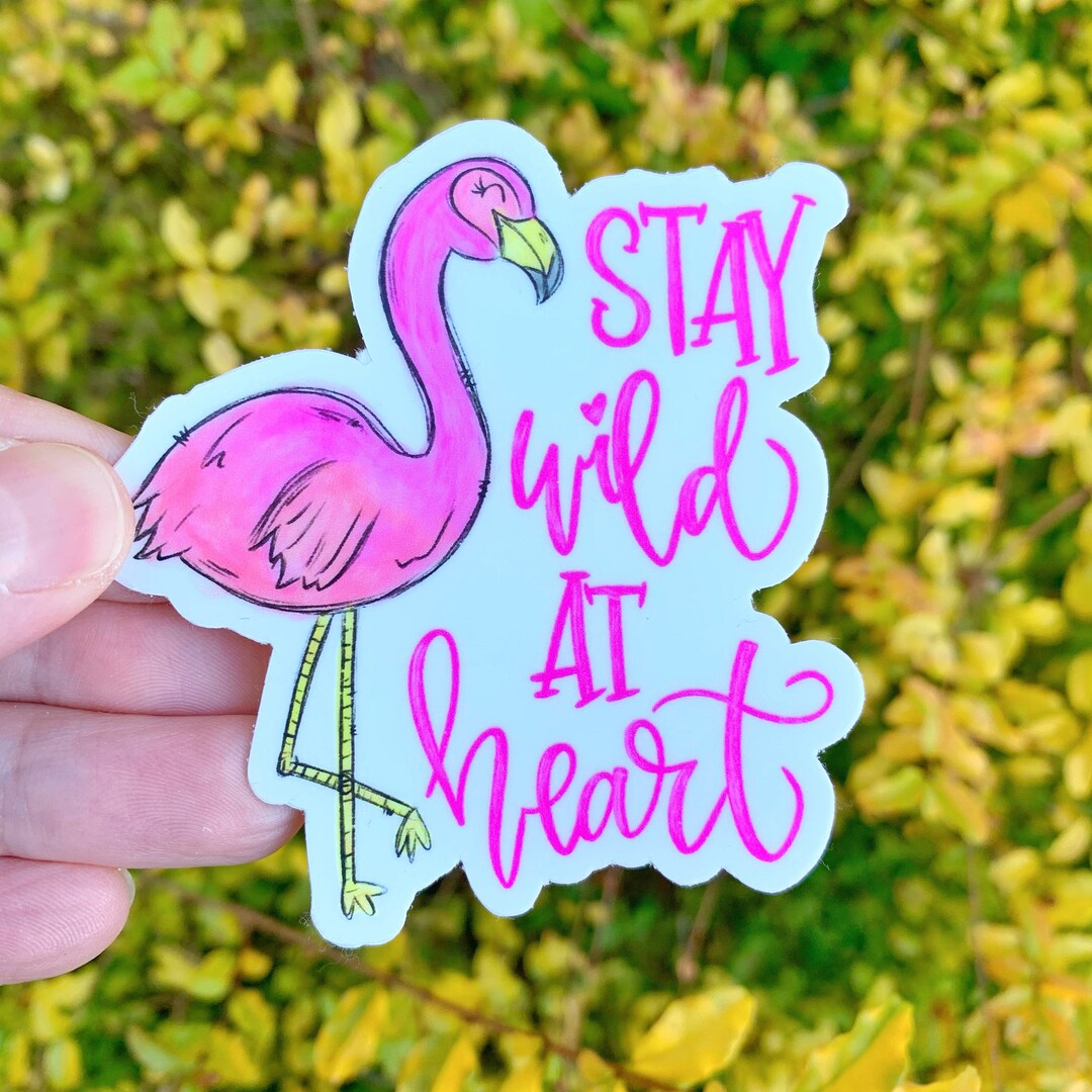 Flamingo Sticker | Laptop Sticker | Sticker Collector | Vinyl Sticker ...
