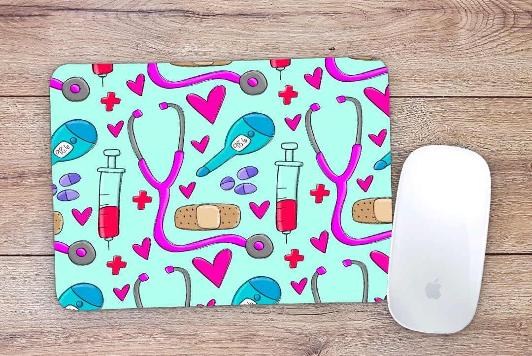 Nurse Mouse Pad | Office Decor | Desk Accessories | Coworker Gift ...