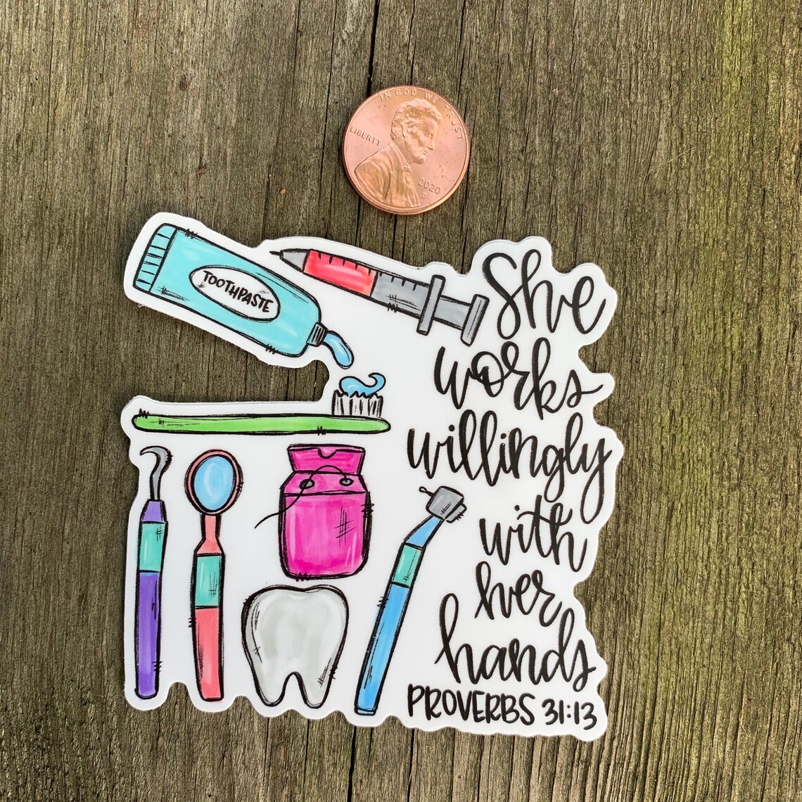 Dentist Sticker Dental Assistant Gift Laptop Sticker - Etsy