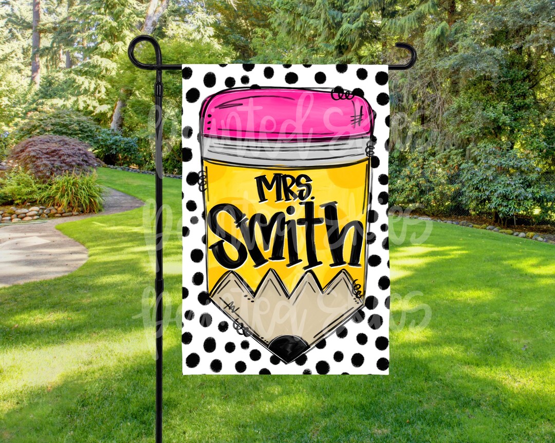 Custom Teacher Flag | Classroom Decor | Personalized Teacher Gift ...