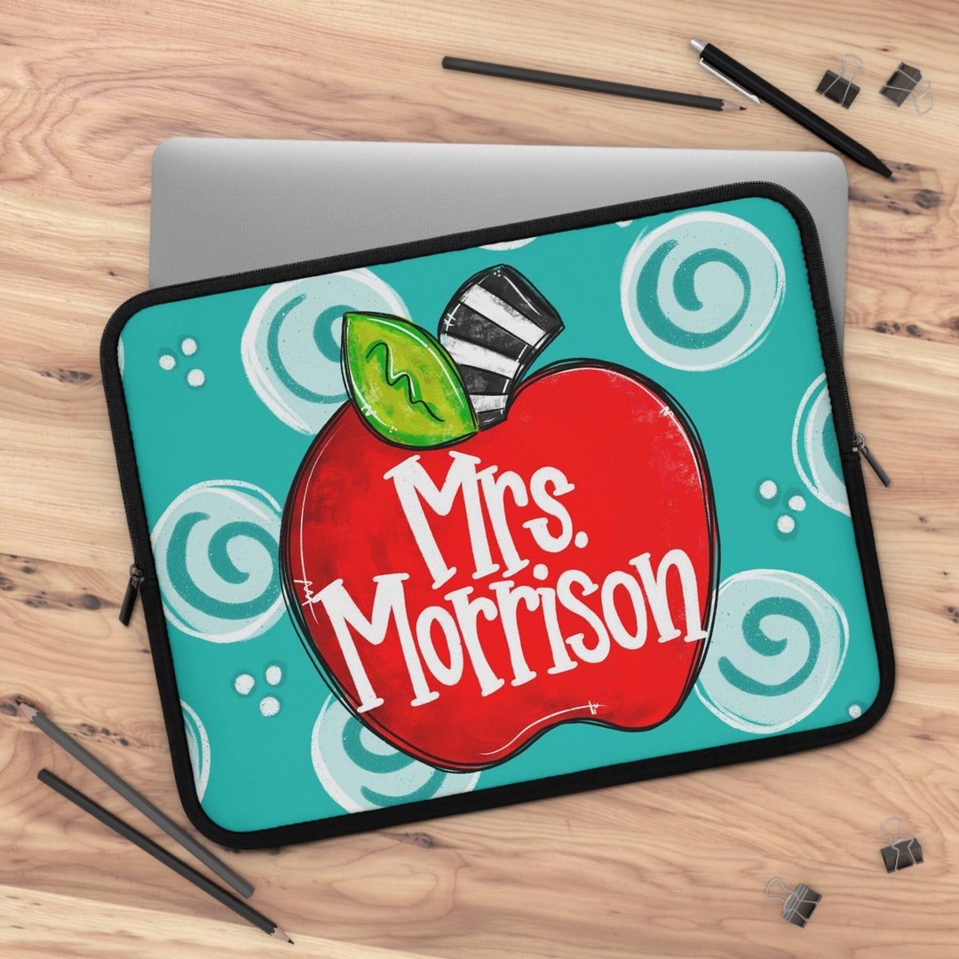 Personalized Teacher Laptop Sleeve | Custom Laptop Cover | iPad Sleeve ...