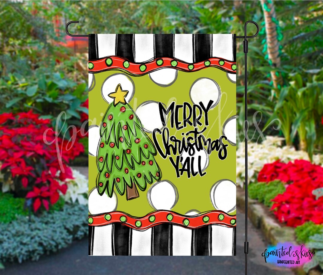 Christmas Garden Flag | Yard Decor | Christmas Gift | RV Campsite Gift ...