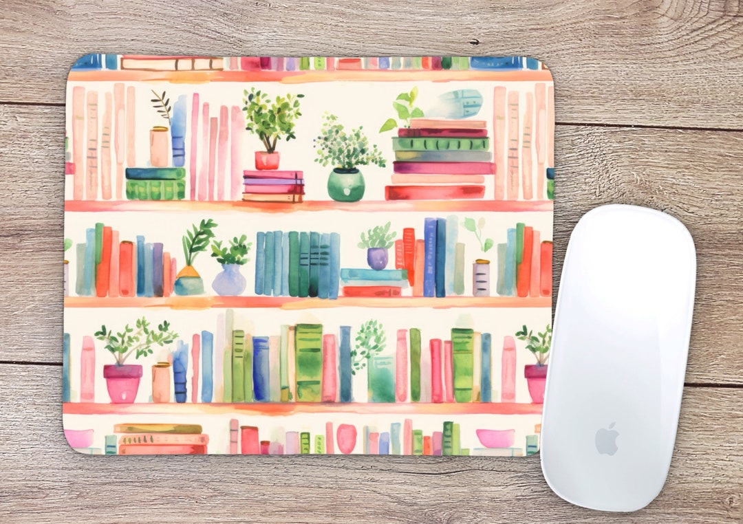 Mouse Pad | Home Office Decor | Desk Accessories | Bookish Gift ...