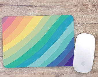 Rainbow Mouse Pad | Etsy