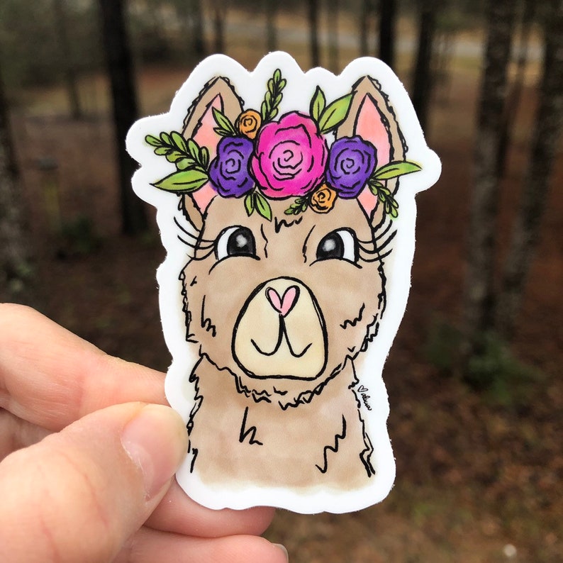 Llama Sticker Laptop Sticker Sticker Collector Vinyl - Etsy