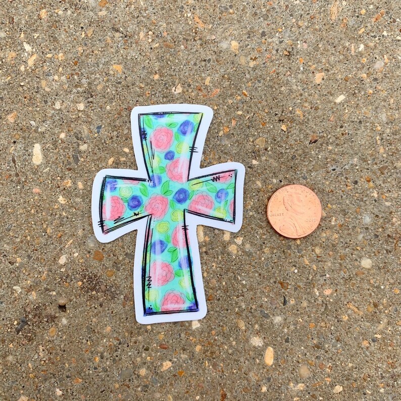 Cross Sticker Laptop Sticker Sticker Collector Vinyl - Etsy