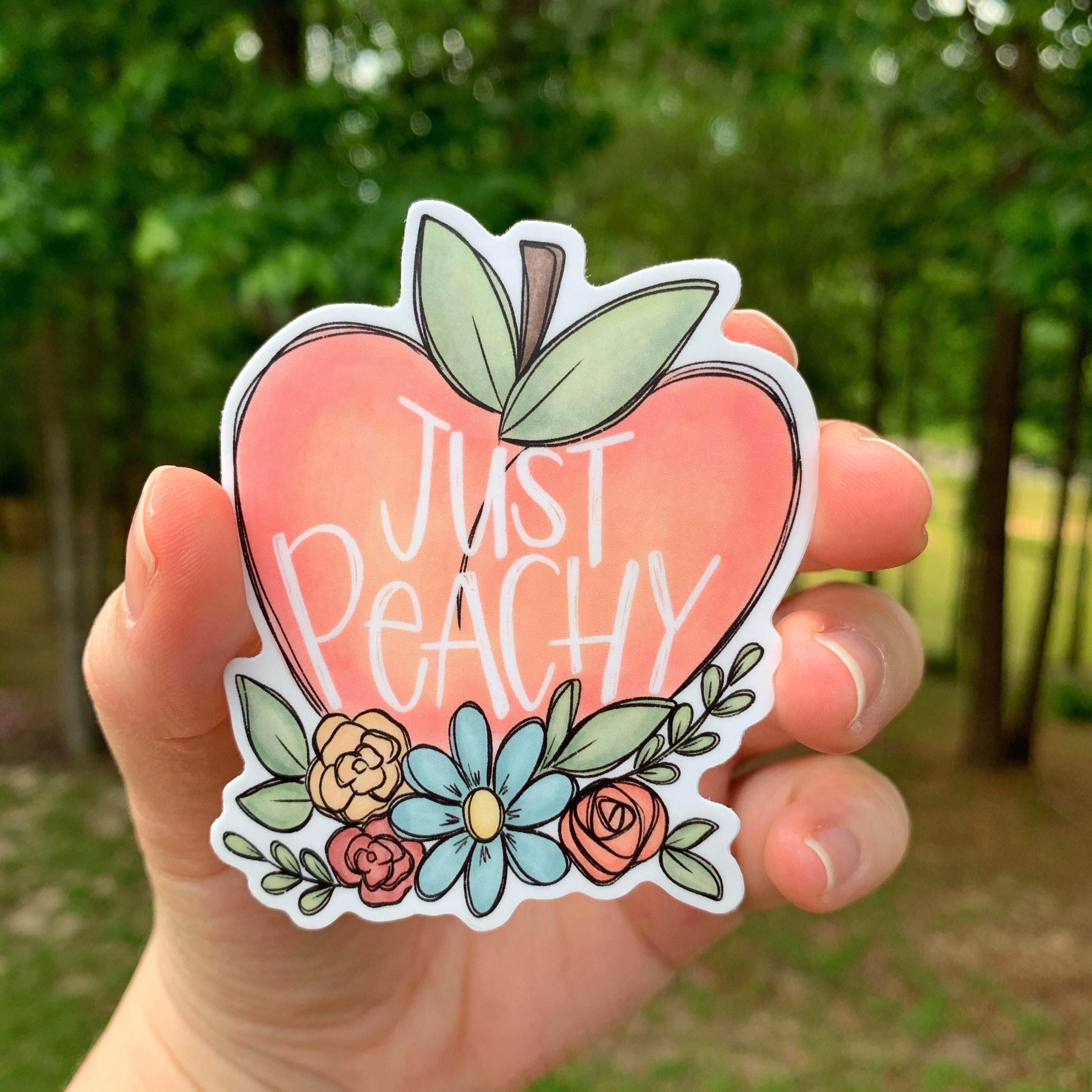 Peach Sticker Laptop Sticker Sticker Collector Vinyl | Etsy