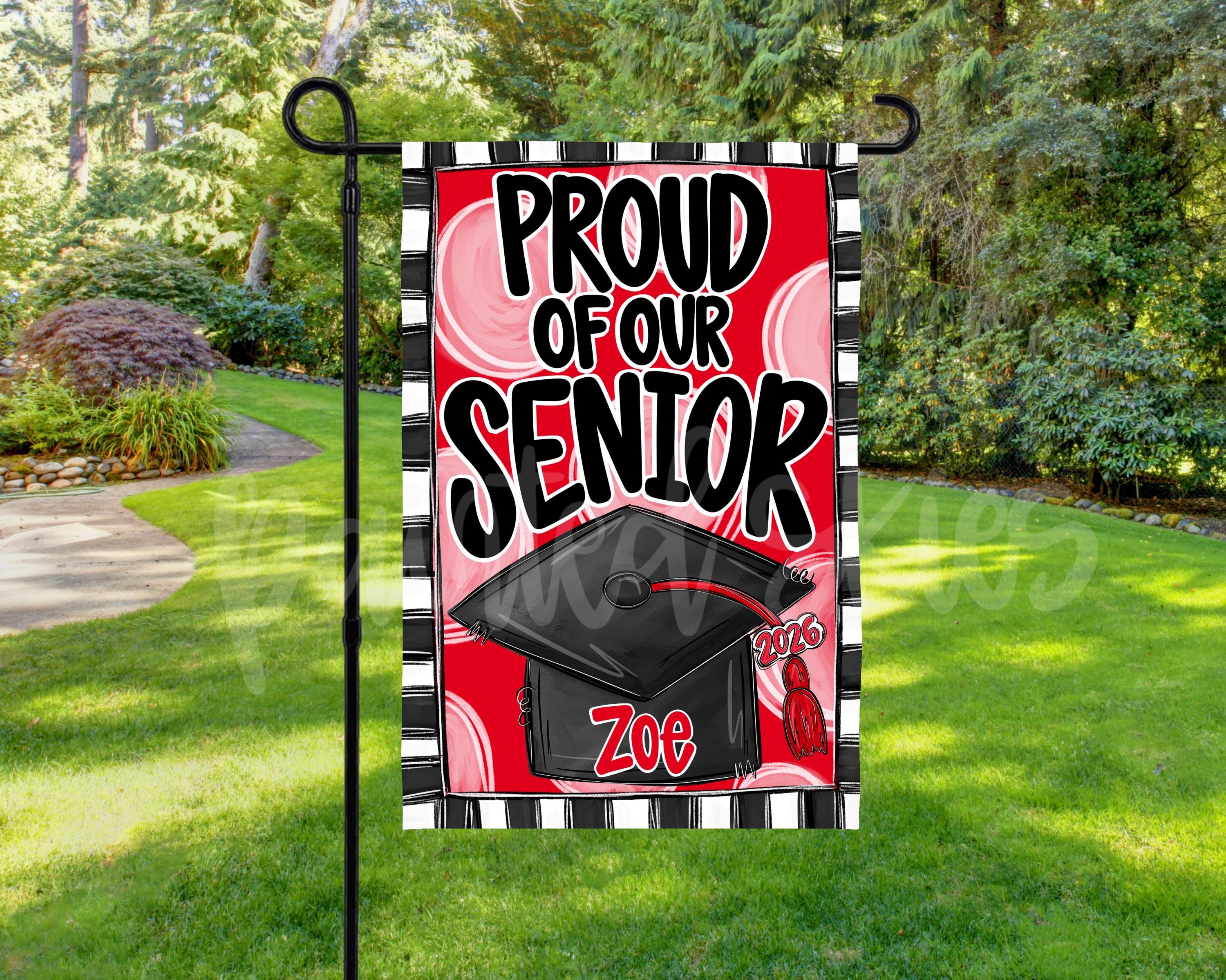 Custom Senior Yard Flag | Senior Yard Sign | Personalized | Outdoor ...