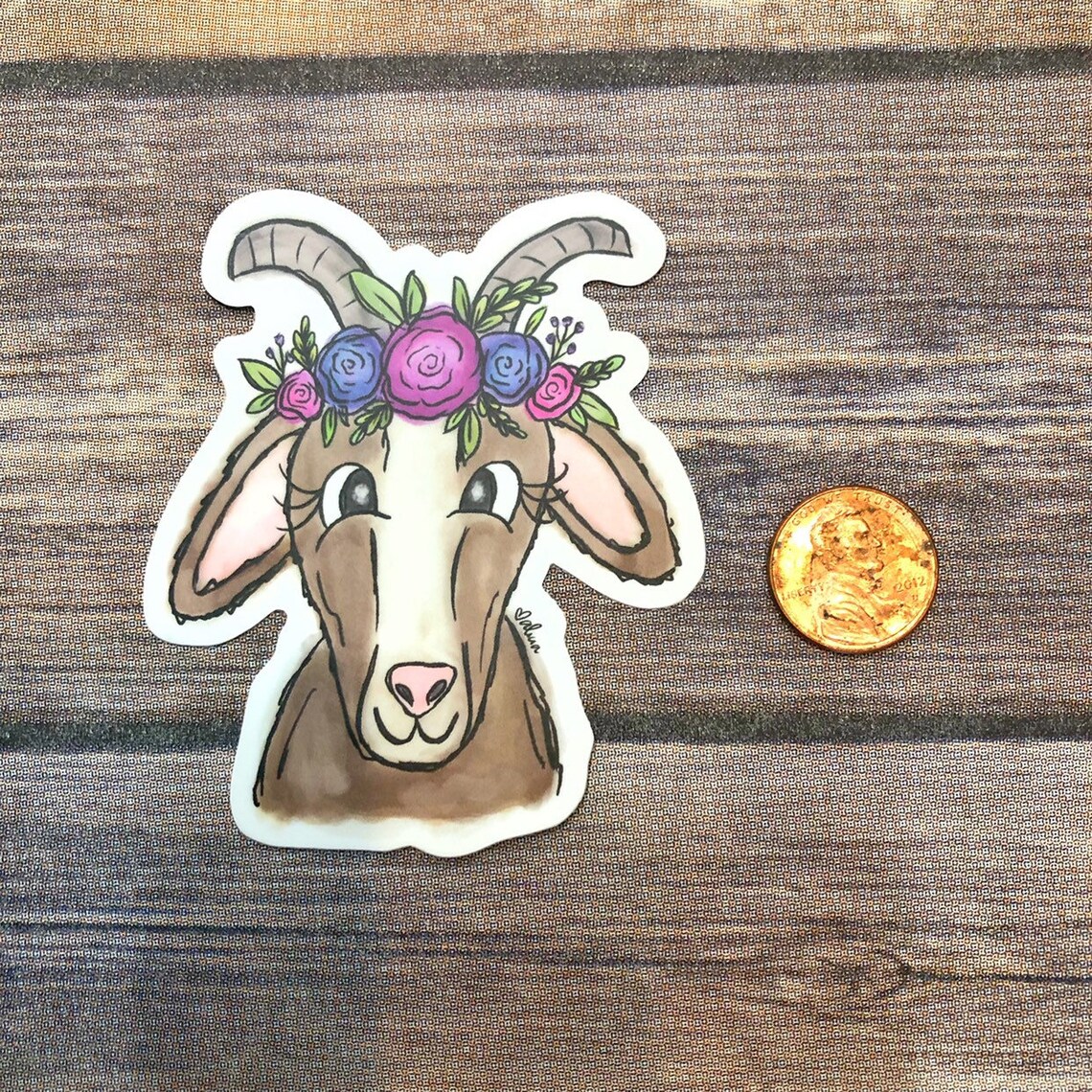 Goat Sticker Laptop Sticker Sticker Collector Vinyl | Etsy