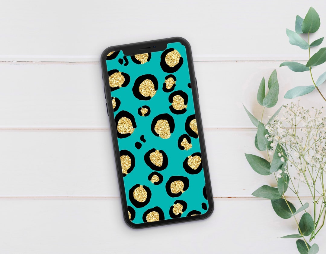 Leopard Phone Wallpaper Digital Download | Instant Download | Digital ...
