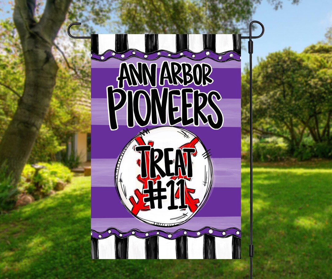 Custom Team Baseball Garden Flag | Spring Yard Decor | Flag ...