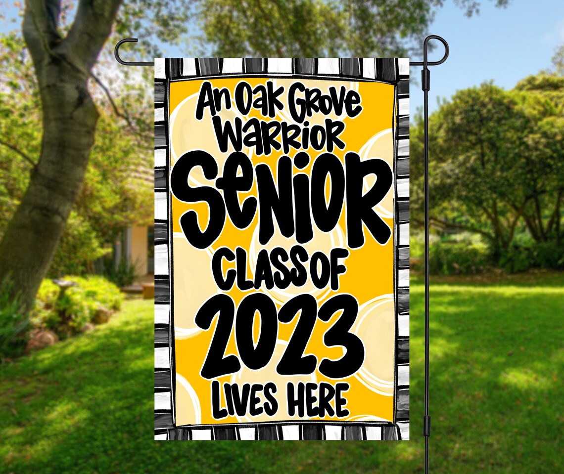 Custom Senior Yard Flag | Senior Yard Sign | Personalized | Outdoor ...