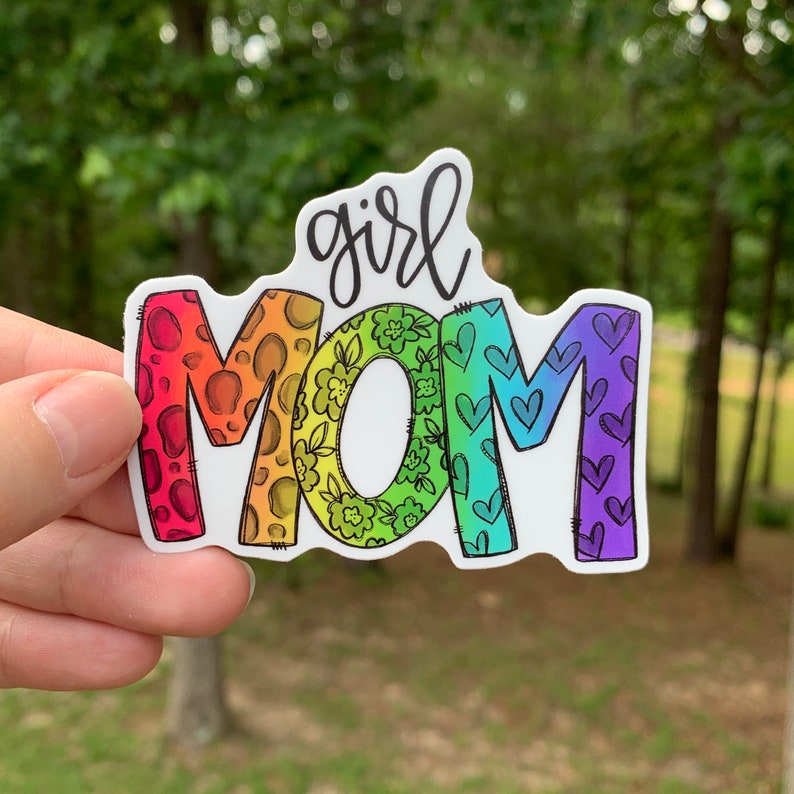 Girl Mom Sticker Laptop Sticker Sticker Collector Vinyl - Etsy