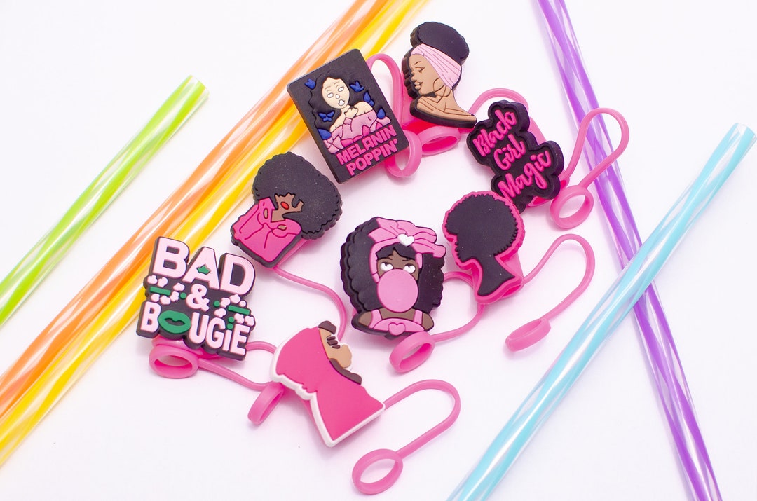 Pink Stanley Straw Topper Black Girl Magic Simple Modern Straw ...