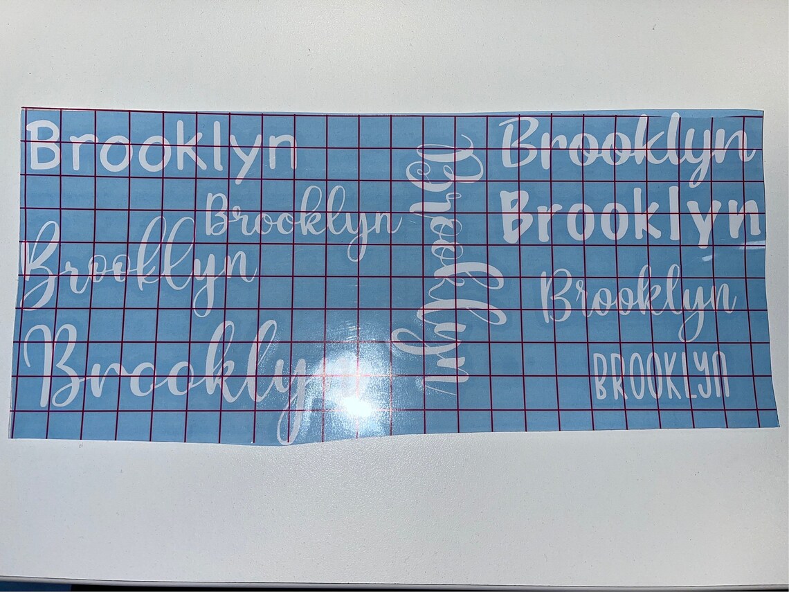 Vinyl Decal Name Sheet, Monogram Decal Sheets, Back to School Decals ...