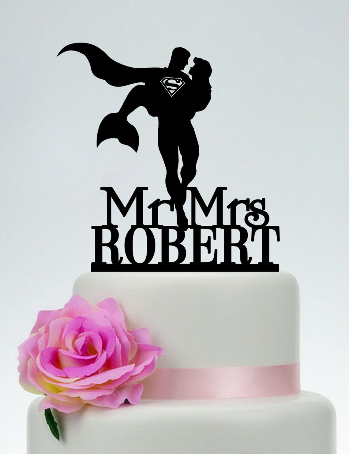 Super Hero Wedding Cake Topper Little Mermaid Cake Topper - Etsy