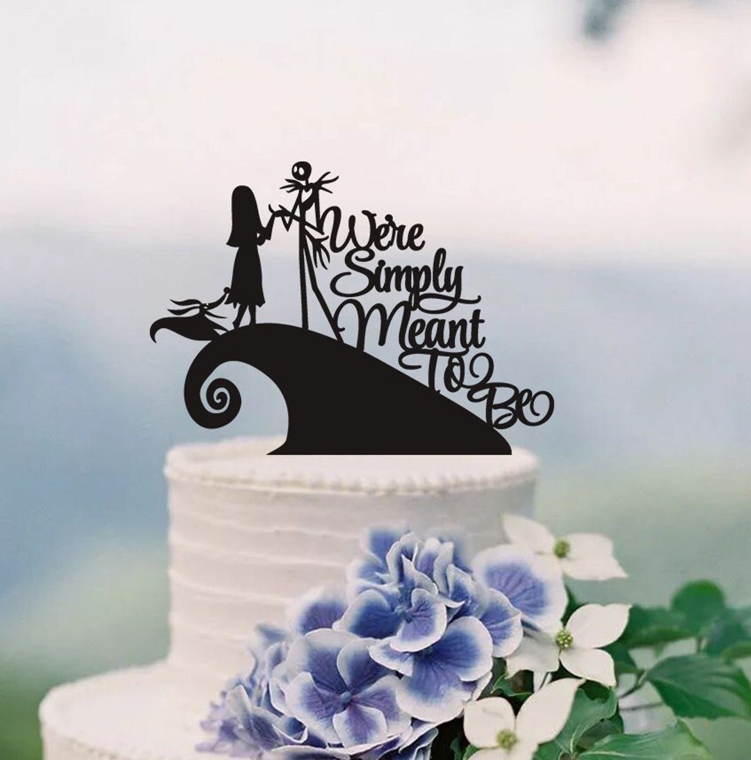 Jack and sally wedding cake 60 photos - Astyledwedding.com