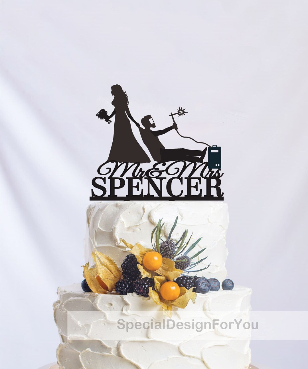Welder Cake Topper, Welding Soldering Blowtorch Cake Topper, Bride ...